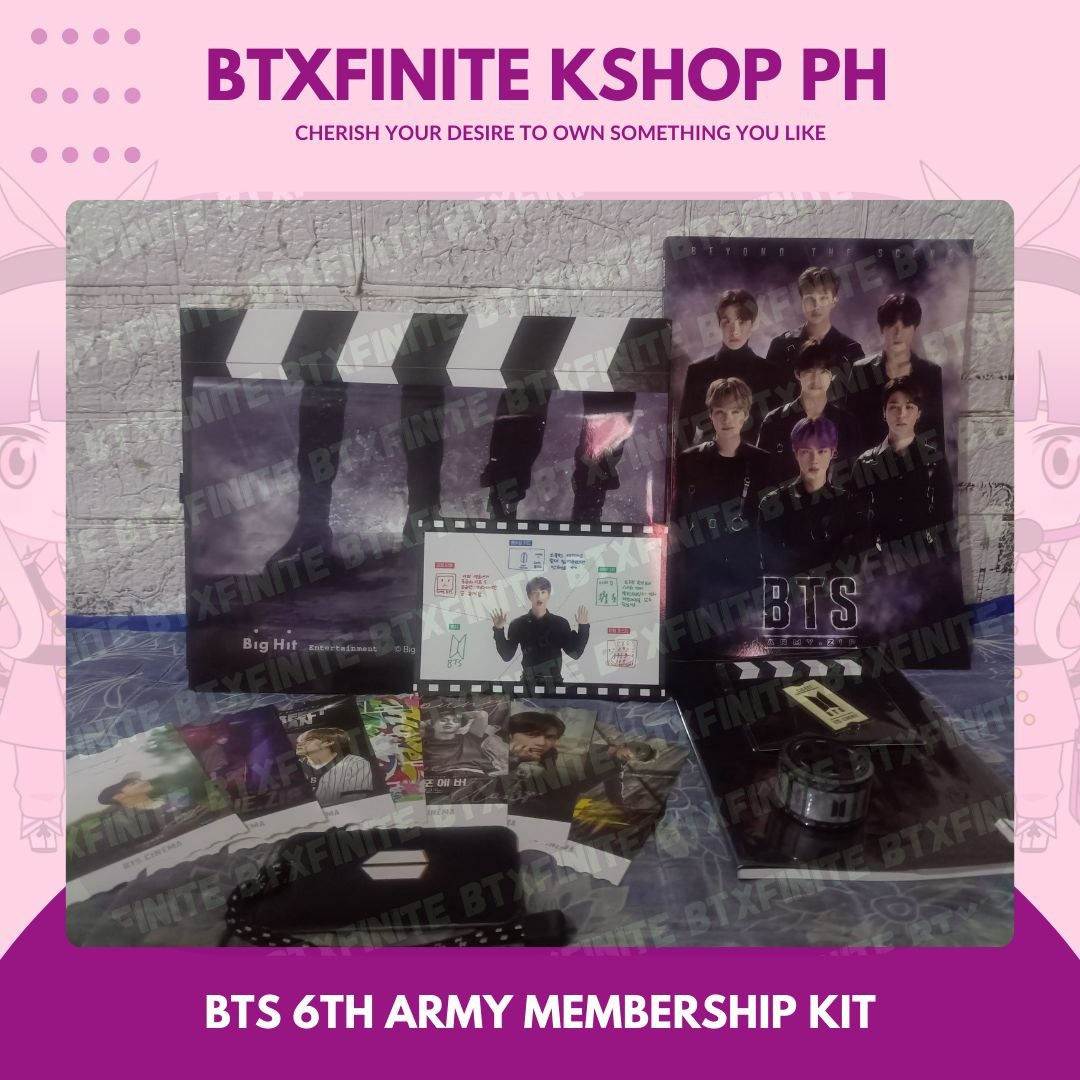 [ON-HAND] BTS ARMY OFFICIAL 6TH MEMBERSHIP KIT - OFFICIAL MERCHANDISE ...
