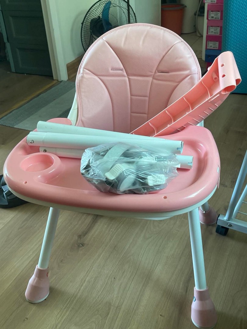 Pink Baby High Chair, Babies & Kids, Nursing & Feeding, Baby High ...
