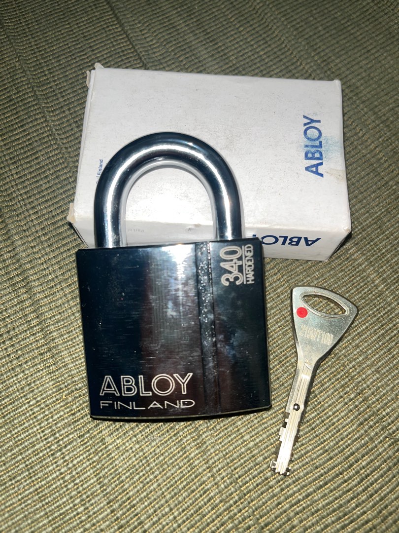 PL340/25 Abloy Padlock 25mm Shackle, Everything Else, Others on Carousell