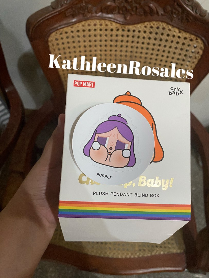 Pop Mart Cry Baby Cheer Up, Baby Purple, Hobbies & Toys, Toys & Games ...