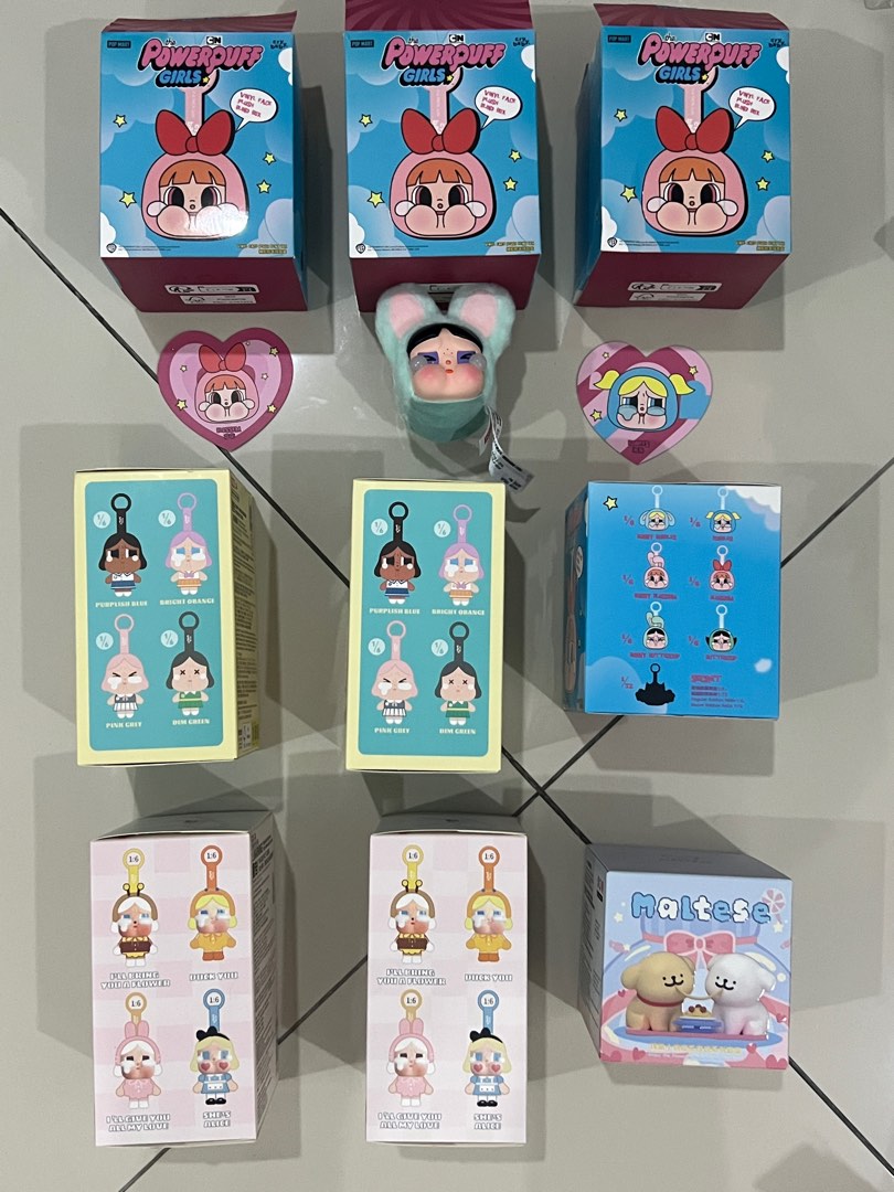 Pop Mart Crybaby series Sunset Concert Powerpuff Girl PPG Crying again ...