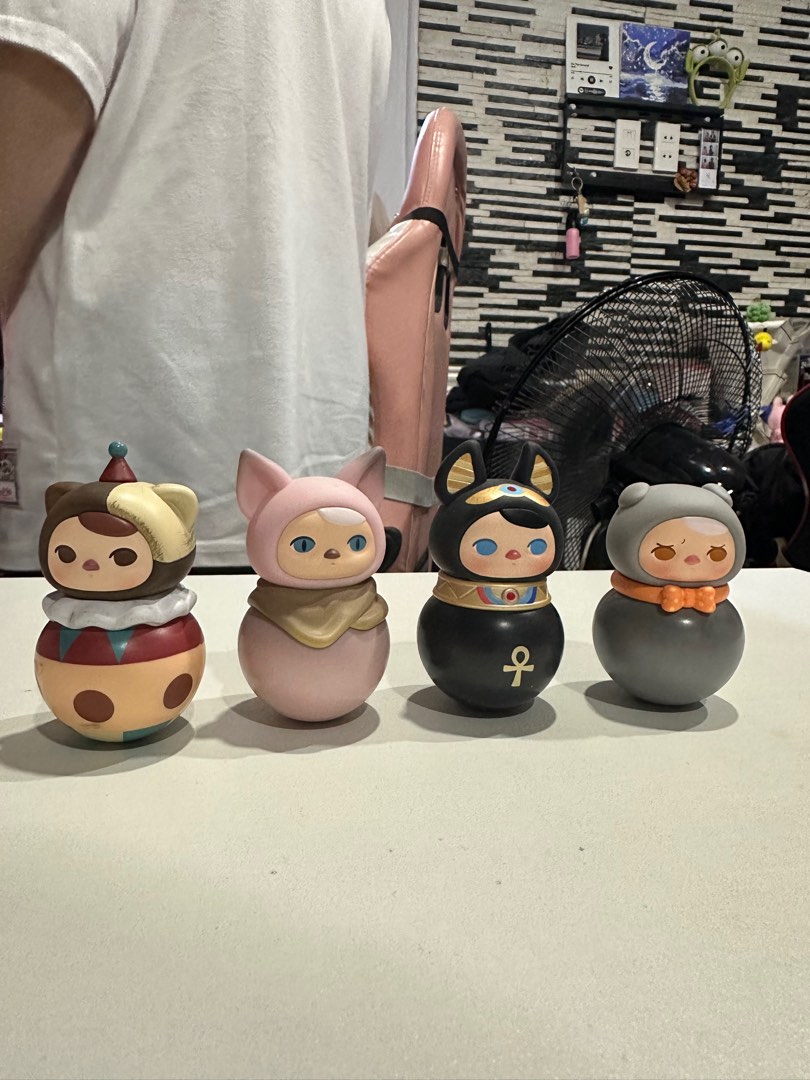 Pop Mart Pucky Roly Poly Kitty Series - Scottish Fold, Black Cat ...