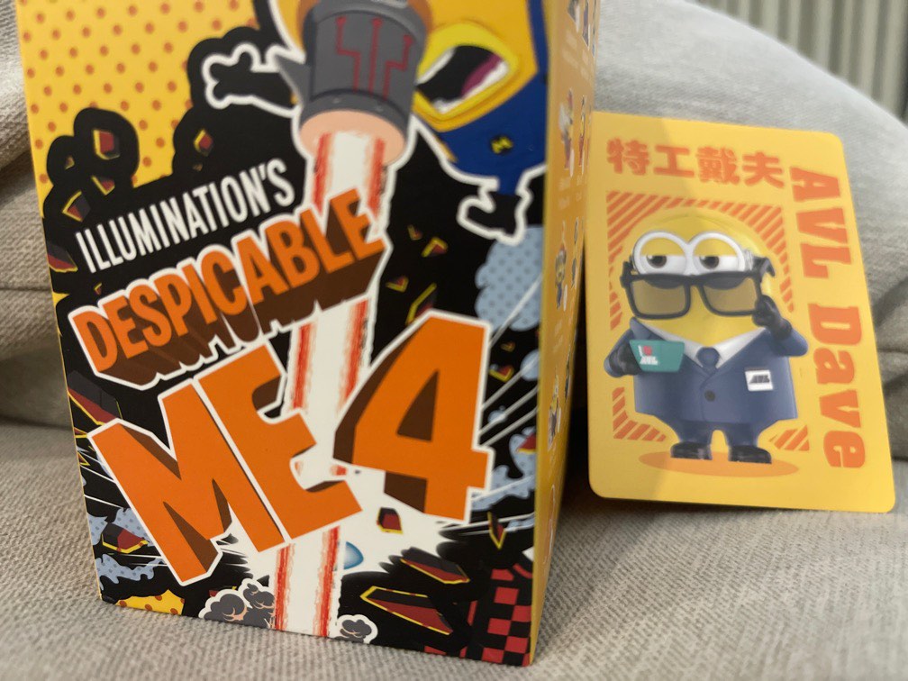 POPMART - Despicable Me 4 - AVL DAVE, Hobbies & Toys, Toys & Games on ...