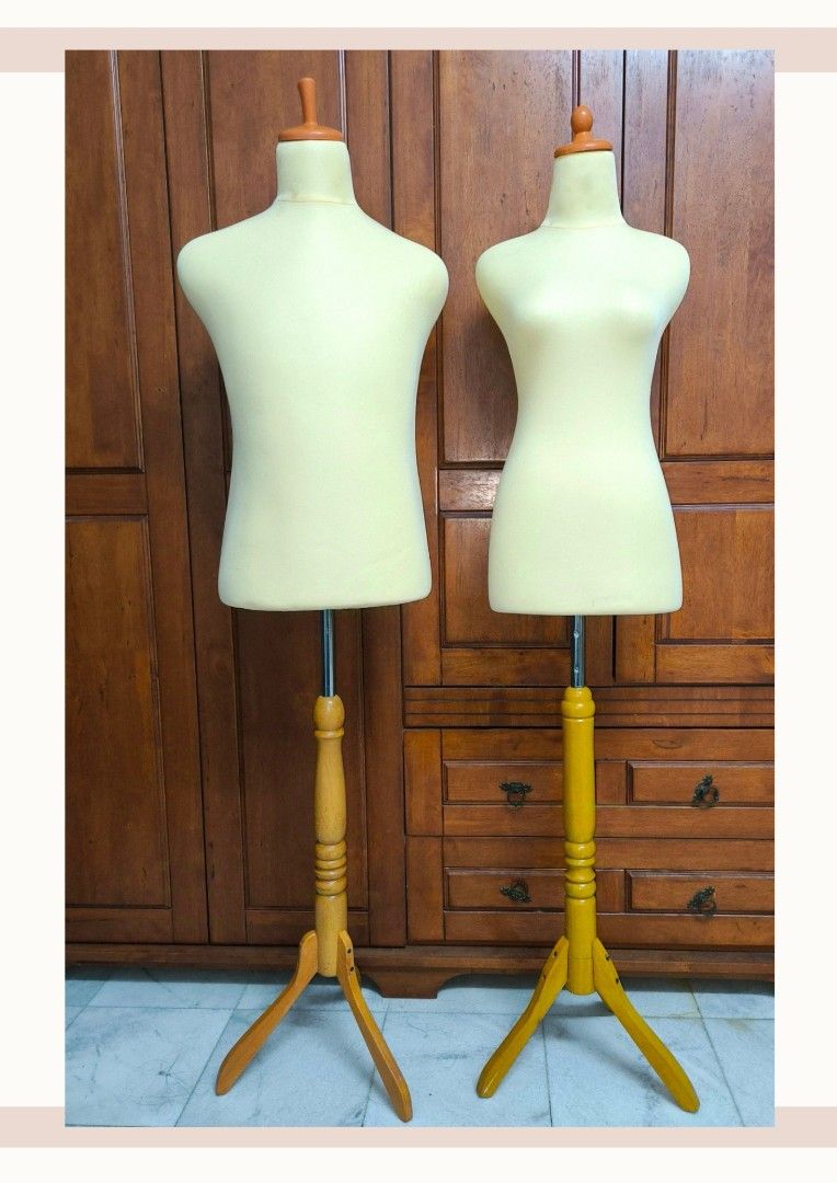 [PROMO] NEW Mannequin Male Female With Wooden Leg / Patung Display Kaki ...