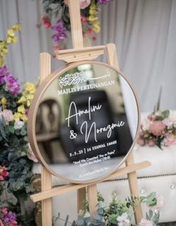 Sewa / Rental / Rent Standing Berdiri / Cermin Welcome Board, Furniture ...