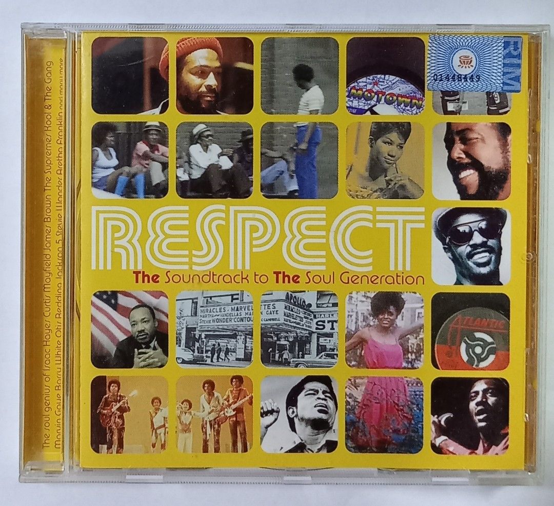 RESPECT Soundtrack toThe Soul Generation CD (70) Jackson 5 Aretha ...