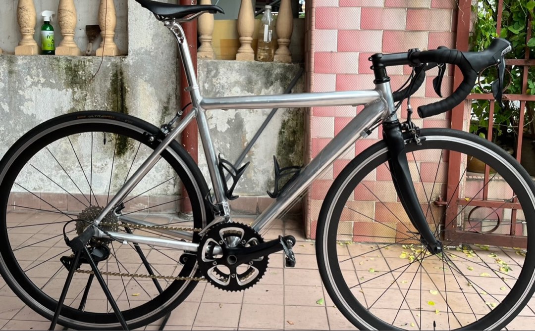 Road Bike Polygon F100 (aluminium chrome), Sports Equipment, Bicycles ...