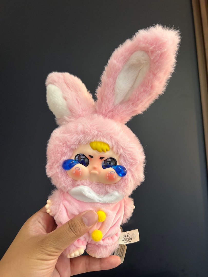 Sad Baby Slumber Party Pink Rabbit, Hobbies & Toys, Toys & Games on ...