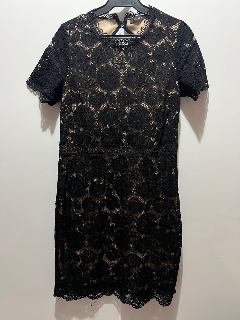 Samlin Black Laced Dress, Women's Fashion, Dresses & Sets, Dresses on ...