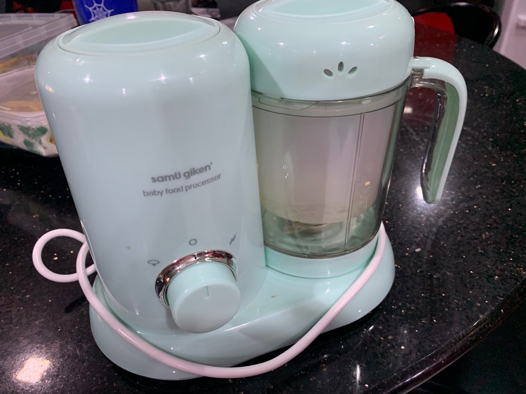 Samu Giken 4 in 1 baby food processor, Babies & Kids, Nursing & Feeding, Weaning & Toddler ...