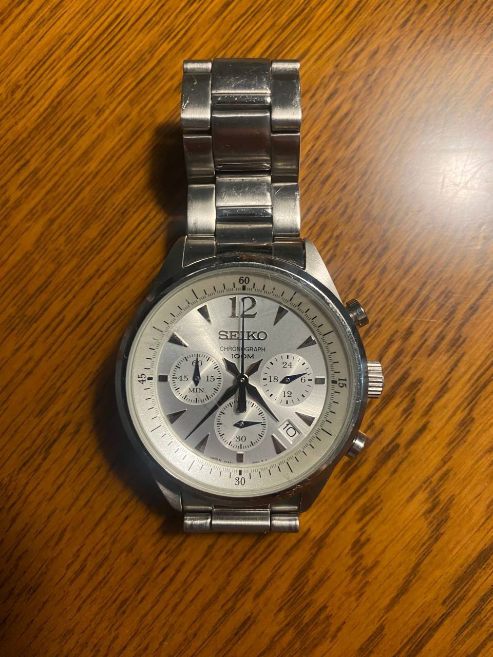 Seiko Chronograph 100m 6T63-00FO, Luxury, Watches on Carousell