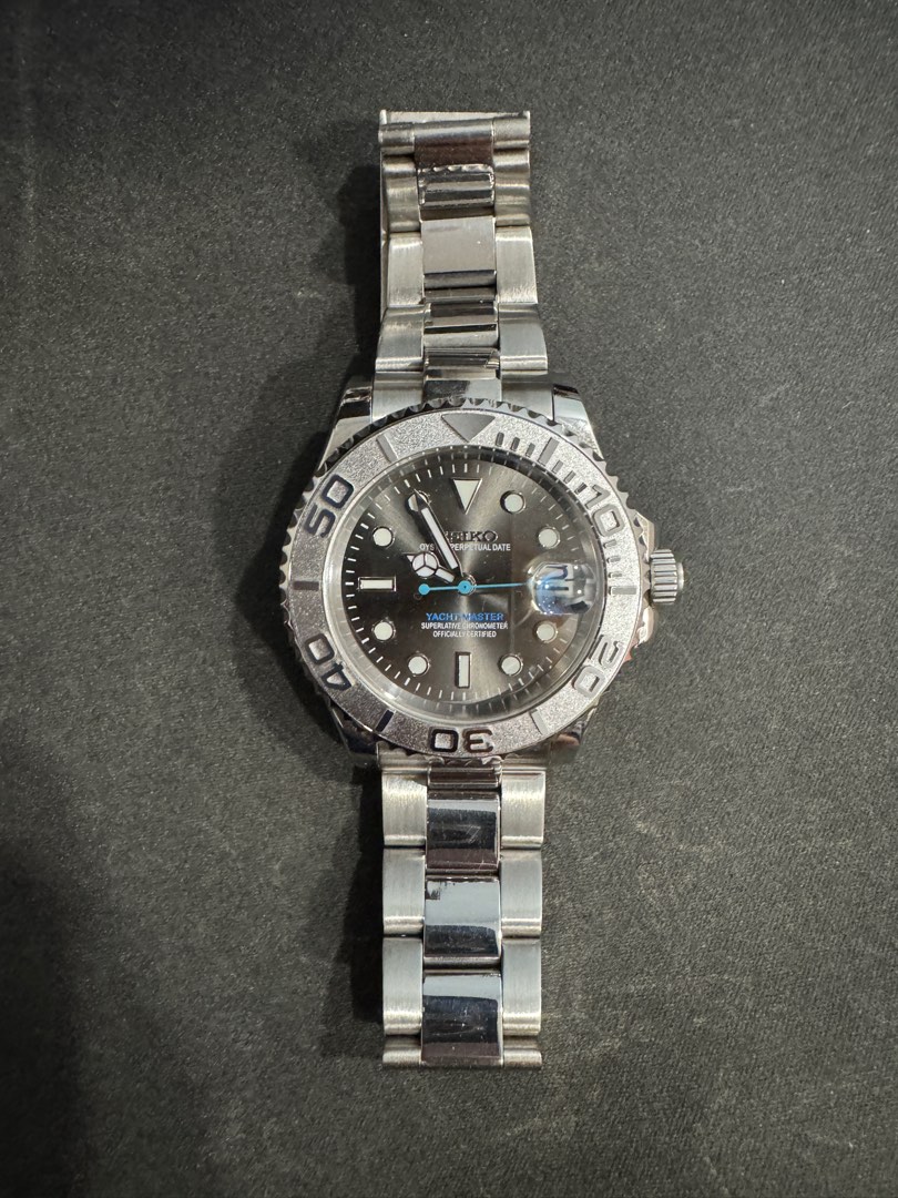 Seiko Mod Yatch Master 40mm, Men's Fashion, Watches & Accessories ...