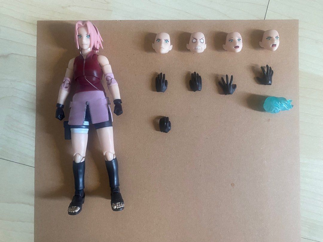 SHFIGUARTS Shf Naruto Uzumaki Sakura Haruno Sasuke Uchiha (Set ...