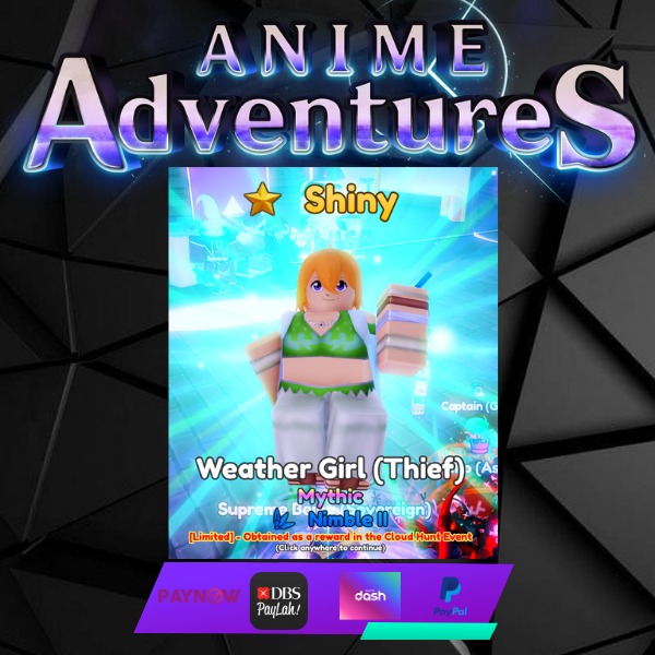 (Shiny) Anime Adventures / Anime Adventure Nami / Weather Girl Evolved ...