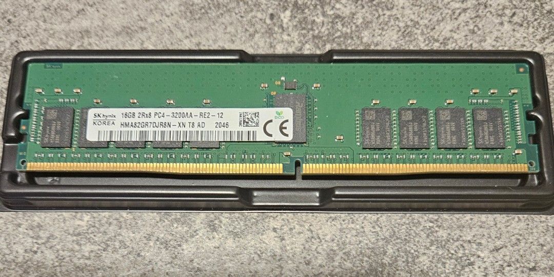 SK hynix DDR4 RAM 16GB 2Rx8 PC4 3200AA, Computers & Tech, Parts ...