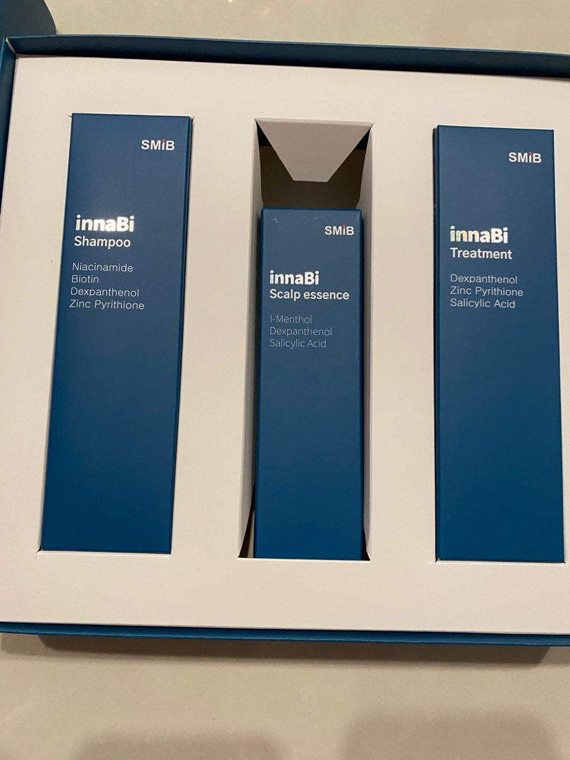 SMiB innaBi set - shampoo, treatment, scalp essence, Beauty & Personal ...