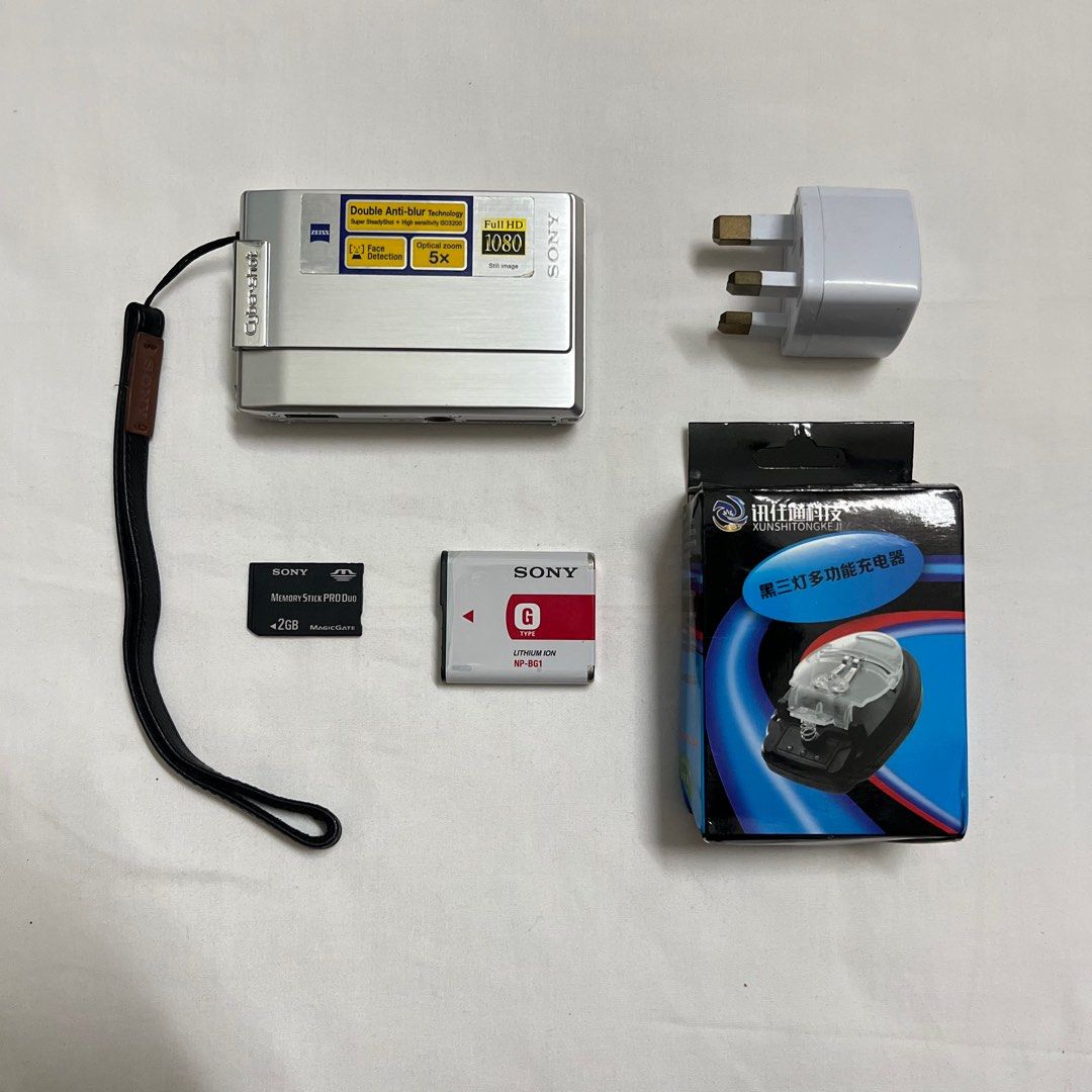 Sony Cybershot DSC-T100 Digital Camera CCD Digicam, Photography ...