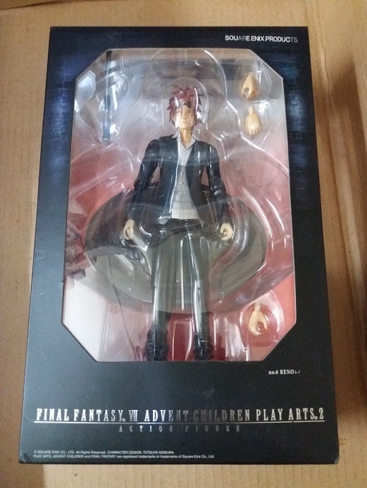 Square Enix Reno FF VII Advent Children Play Arts Action Figure Final ...