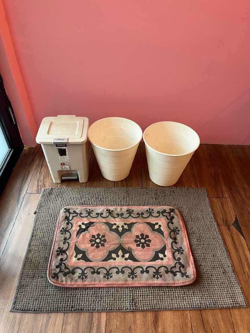 Take all (tempat sampah krisbow,tempat sampah ikea,jam dinding,keset), Barang Yang Dicari di ...