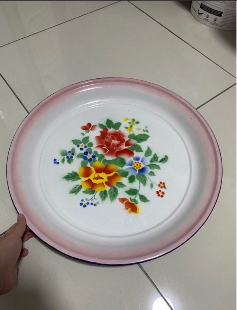 Talam Dulang Besi | Round Metal Tray, Furniture & Home Living ...