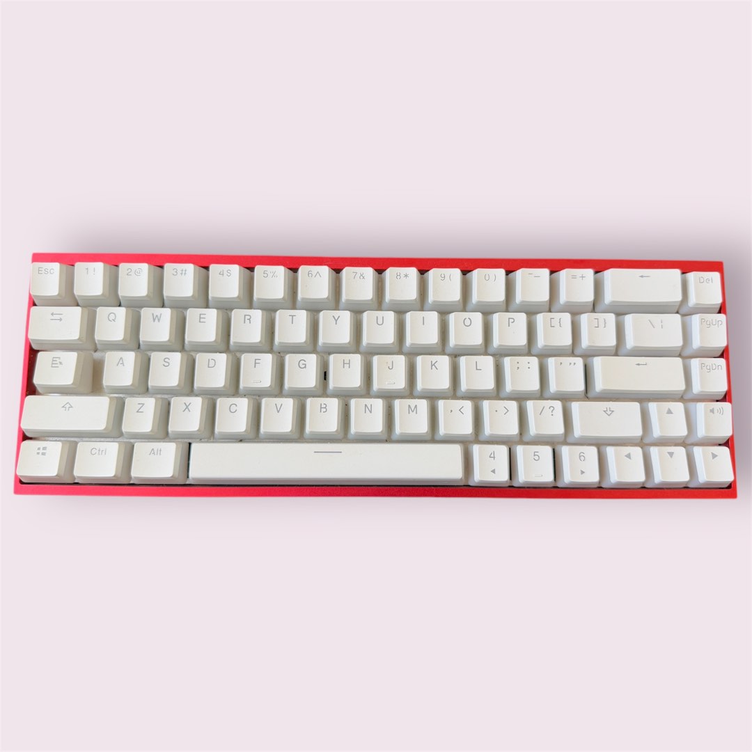 Tofu65 65% Red Aluminium Wired Mechanical Keyboard 鍵盤, 電腦＆科技, 電腦周邊及配件 ...