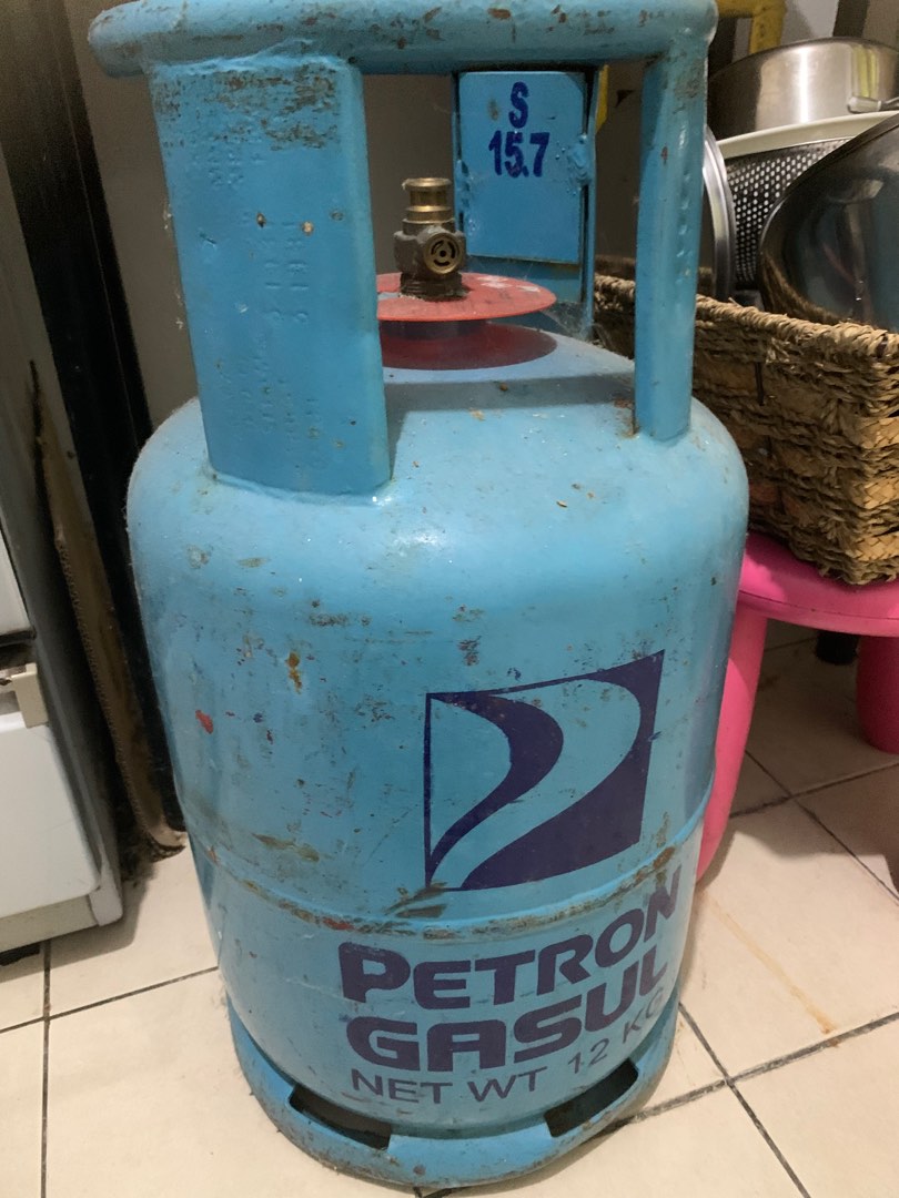 Tong Gas Kosong / Empty Gas Cylinder 12 kg, TV & Home Appliances ...