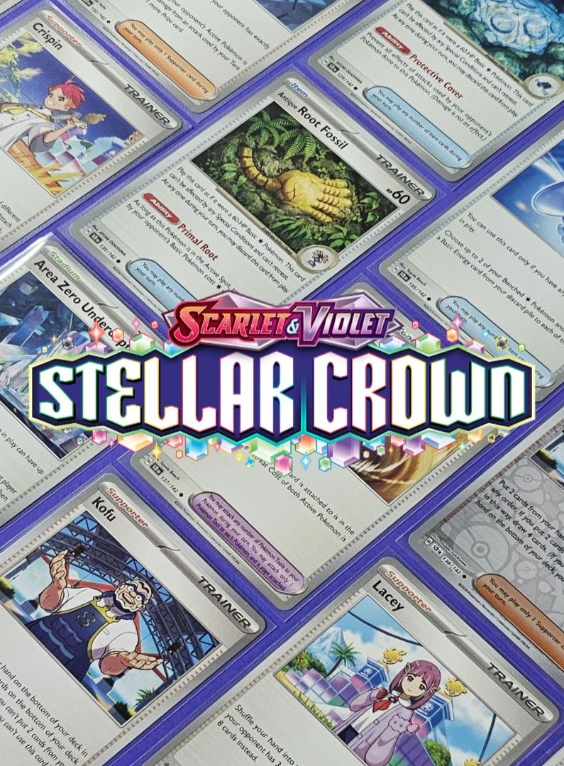 Trainer Cards - SCR Stellar Crown Eng / Pokemon TCG - Area Zero ...