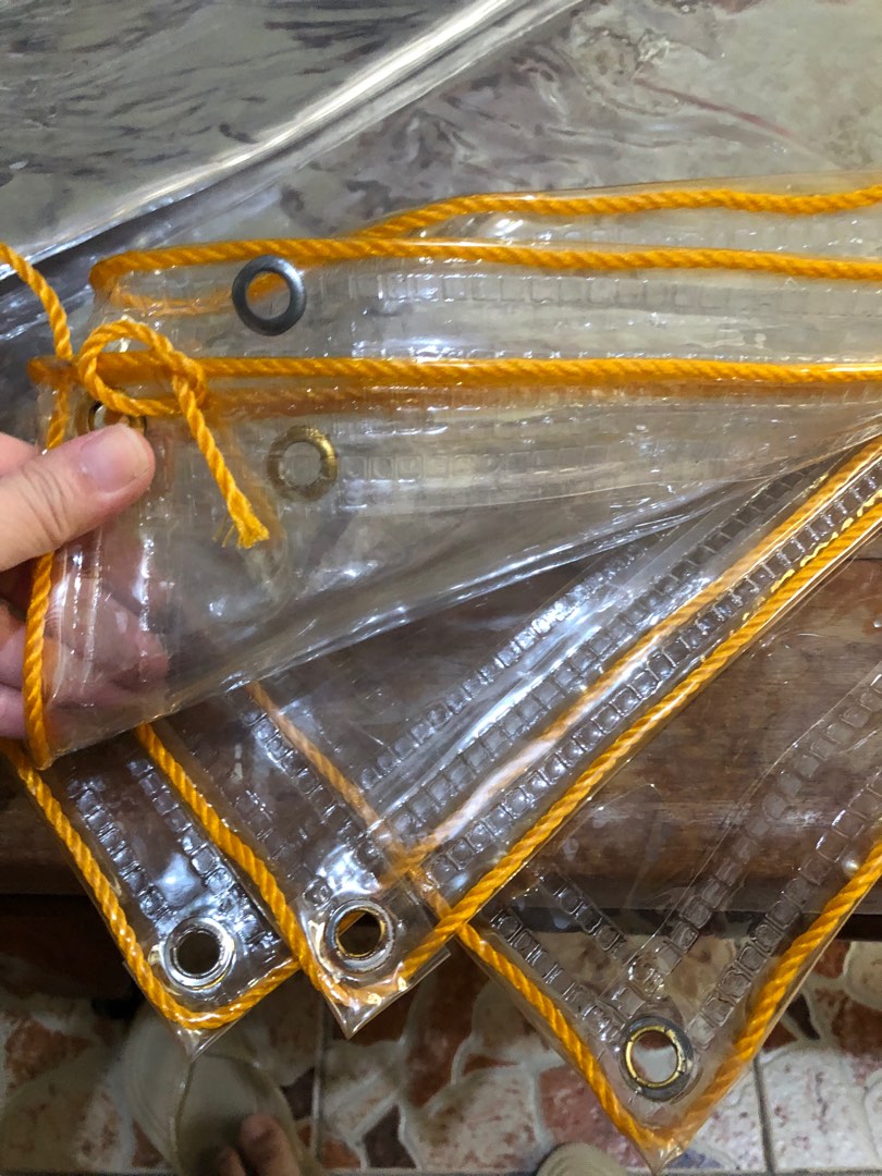 Transparent clear trapal thick 2mx2m, Everything Else, Others on Carousell