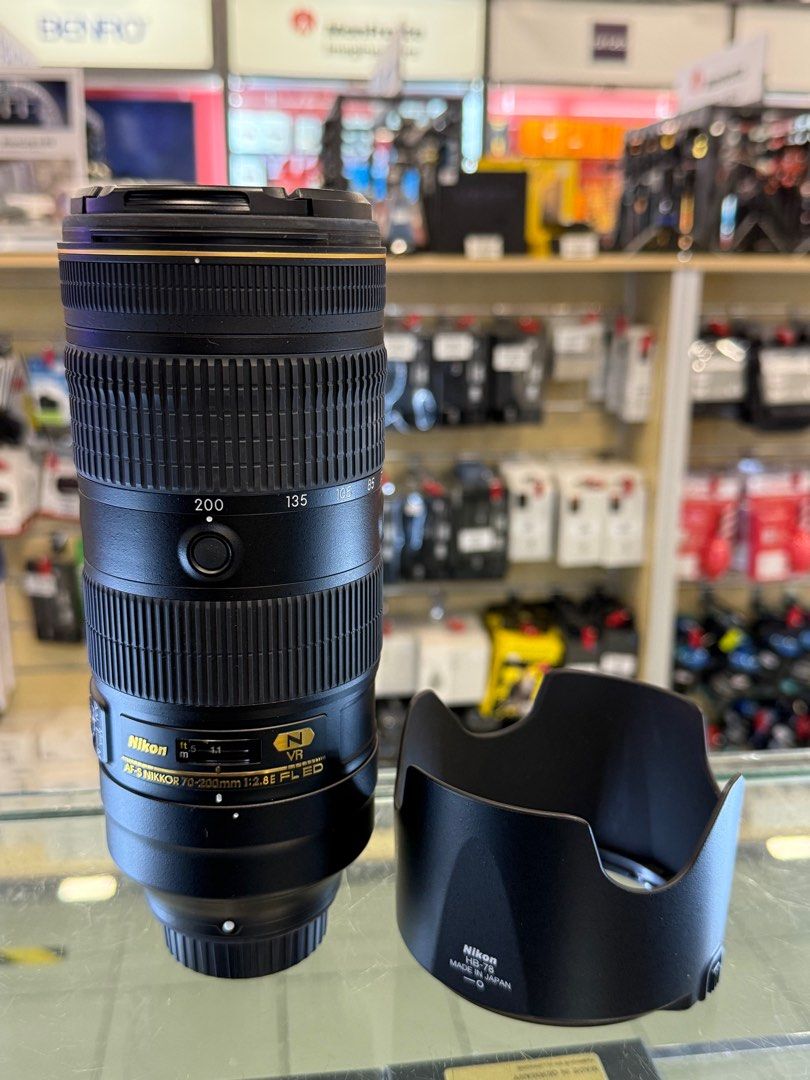 USED-Nikon 70-200mm F2.8E AFS VR FL ED N 98% Like New Condition, Photography, Lens & Kits on ...