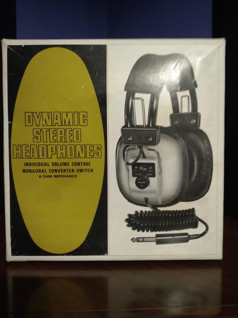 VINTAGE DYNAMIC STEREO HEADPHONES, Audio, Headphones & Headsets on ...
