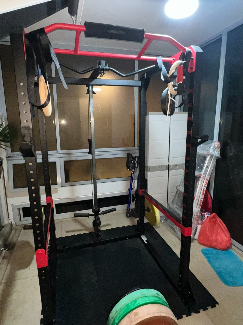 Weight Training Cage Power Rack 900, Sports Equipment, Exercise ...