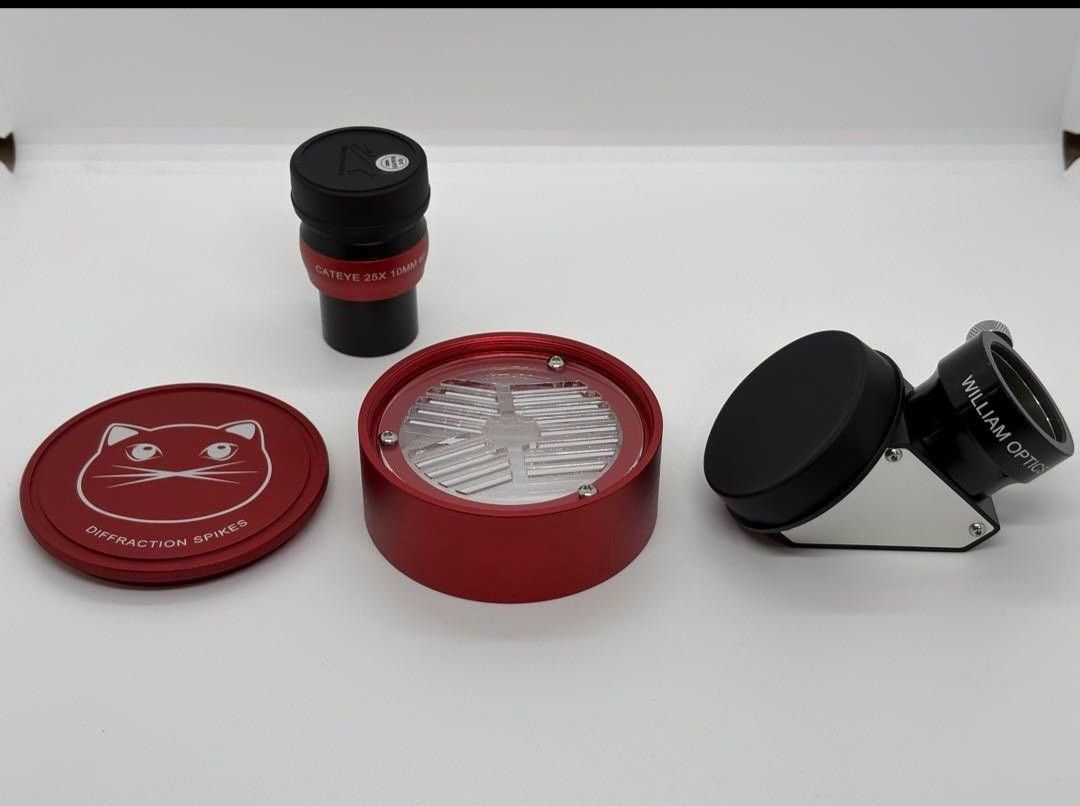 William optics Redcat 51 telescope with bahtinov mask, prism , 25x 10mm ...