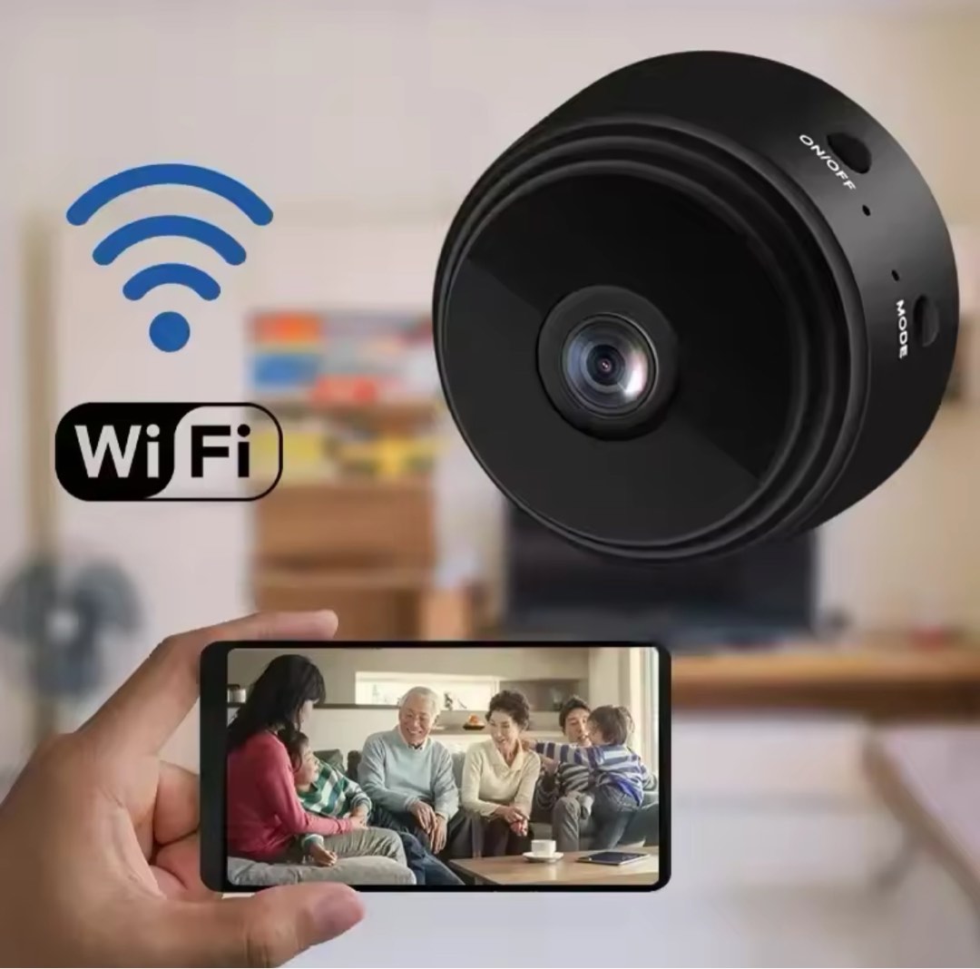 Wireless mini surveillance home camera, Furniture & Home Living ...