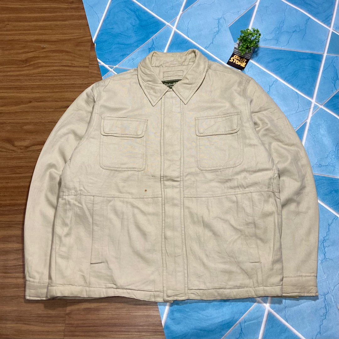 Work Jacket Eddie Bauere Vintage, Fesyen Pria, Pakaian , Baju Luaran di ...