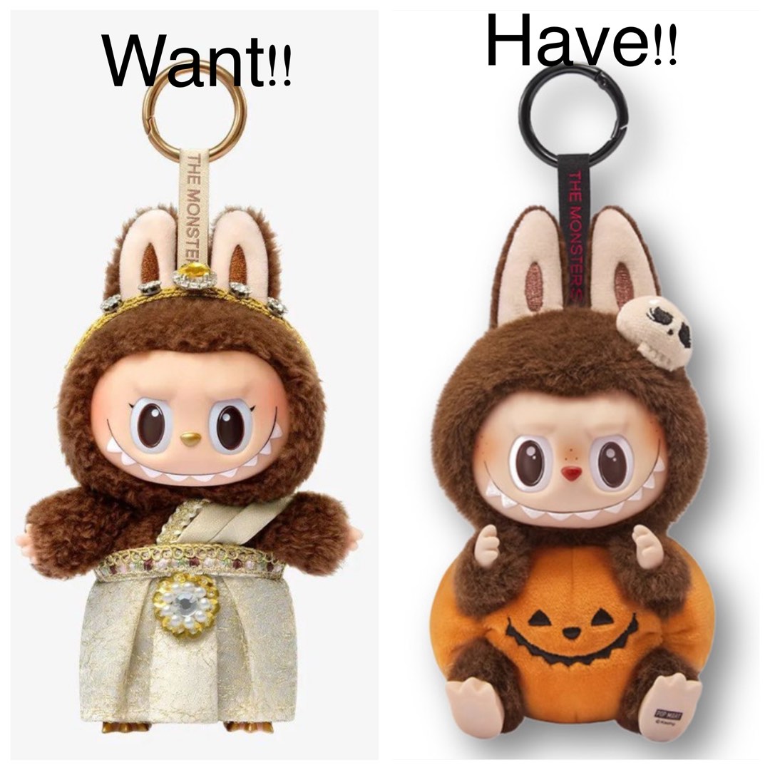 WTT - Labubu Halloween for Thai Labubu Good Luck To You, Hobbies & Toys ...