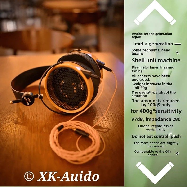 XK Avalon MKII 70mm bio-dynamic headphone, Audio, Headphones & Headsets ...