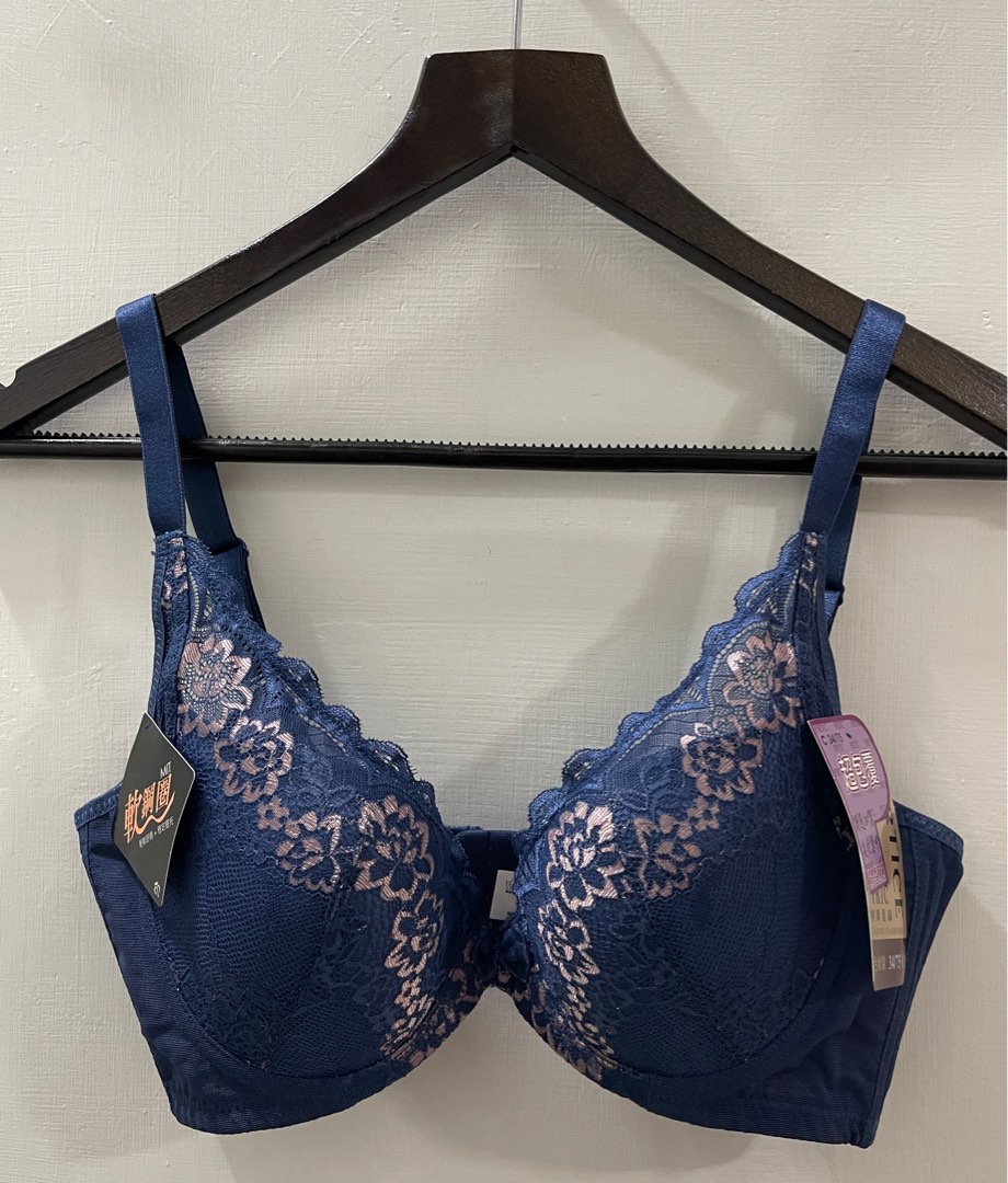 （1）台灣製 軟鋼圈 三排三勾 薄杯 蕾絲內衣 34/75C, 她的時尚, 內衣褲、小可愛、睡衣在旋轉拍賣