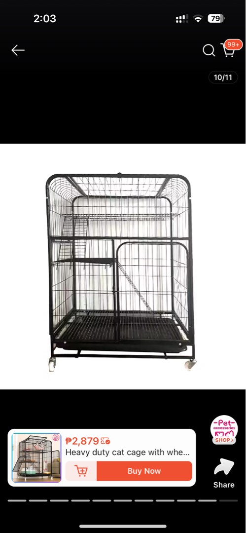 3 Layer Cat/Dog Movable Cage, Pet Supplies, Homes & Other Pet ...