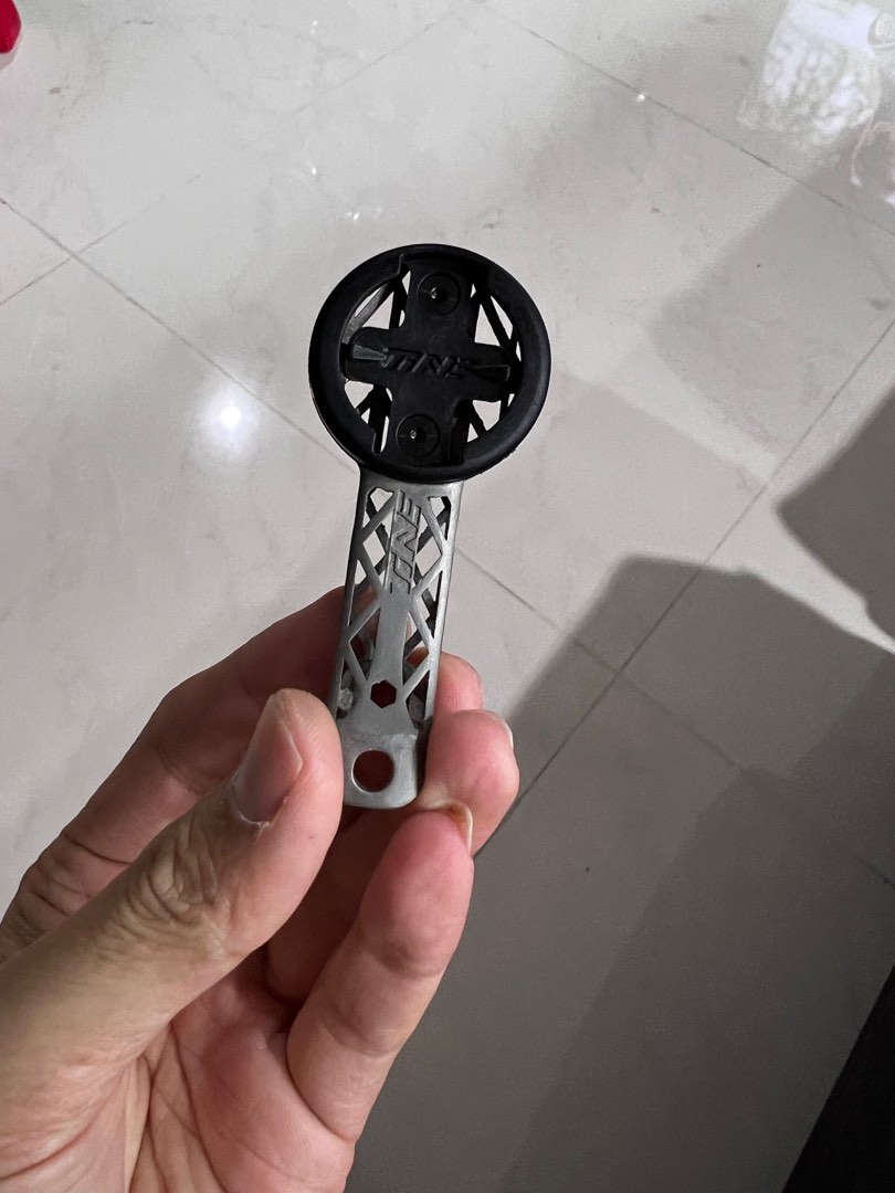 3D printed titanium computer mount for Enve ses aero stem. Tine parts ...