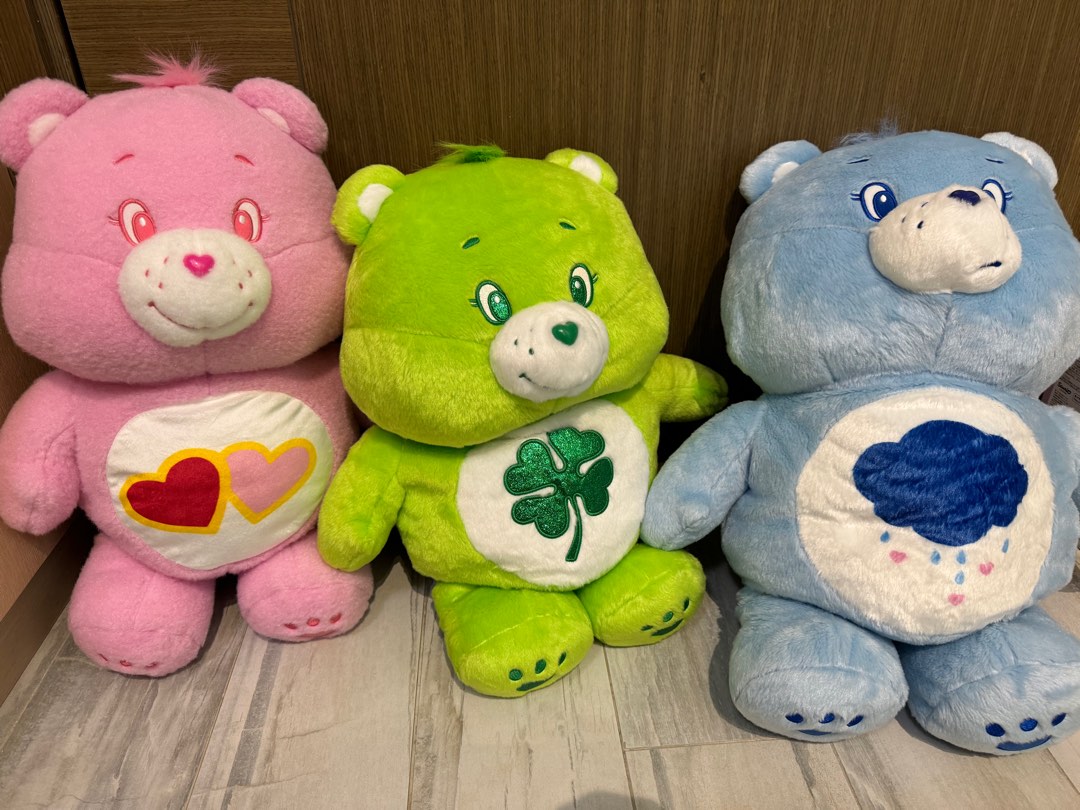 全新 日版 care bears 45cm高 大公仔, 興趣及遊戲, 玩具 & 遊戲類 - Carousell