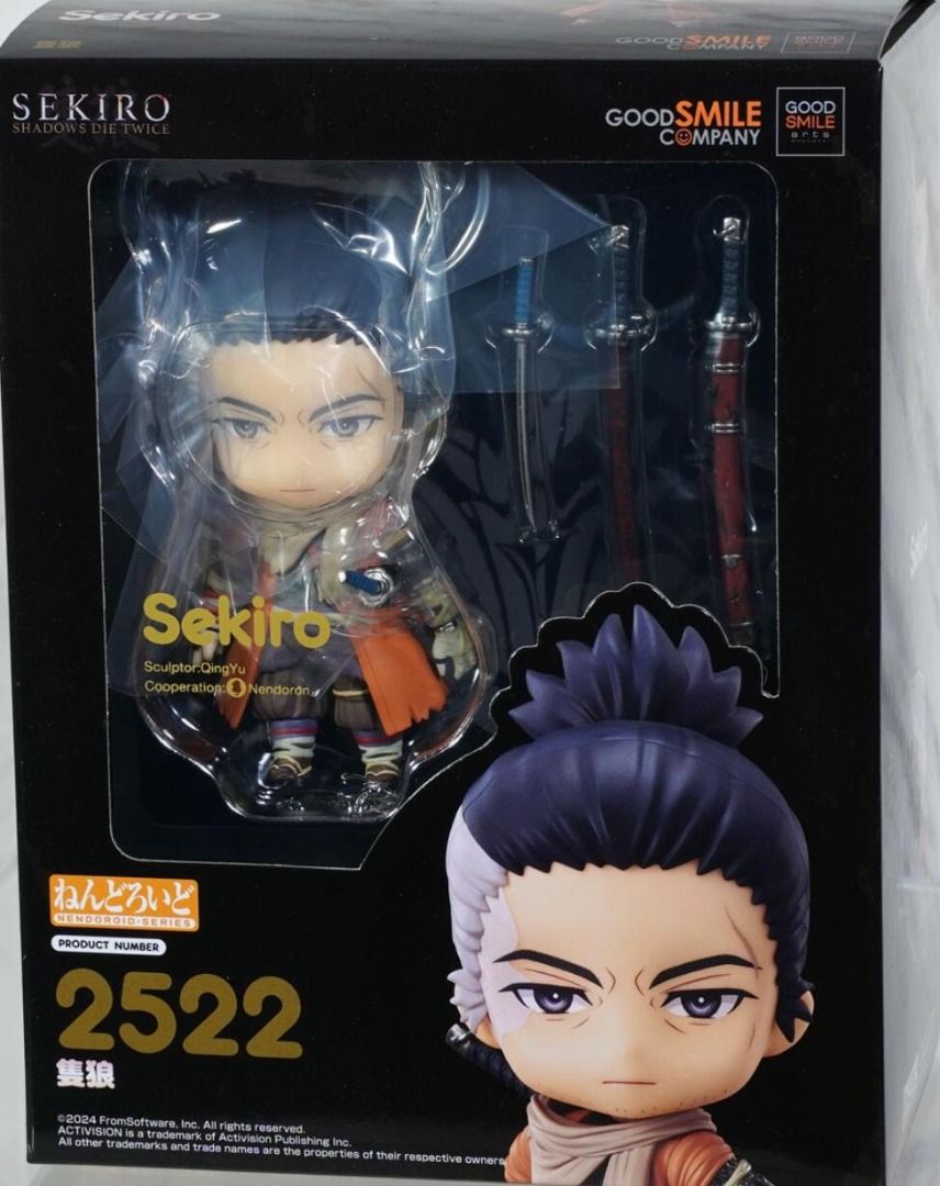 全新 日版 黏土人 Nendoroid Sekiro (SEKIRO: SHADOWS DIE TWICE) Action Figure ...