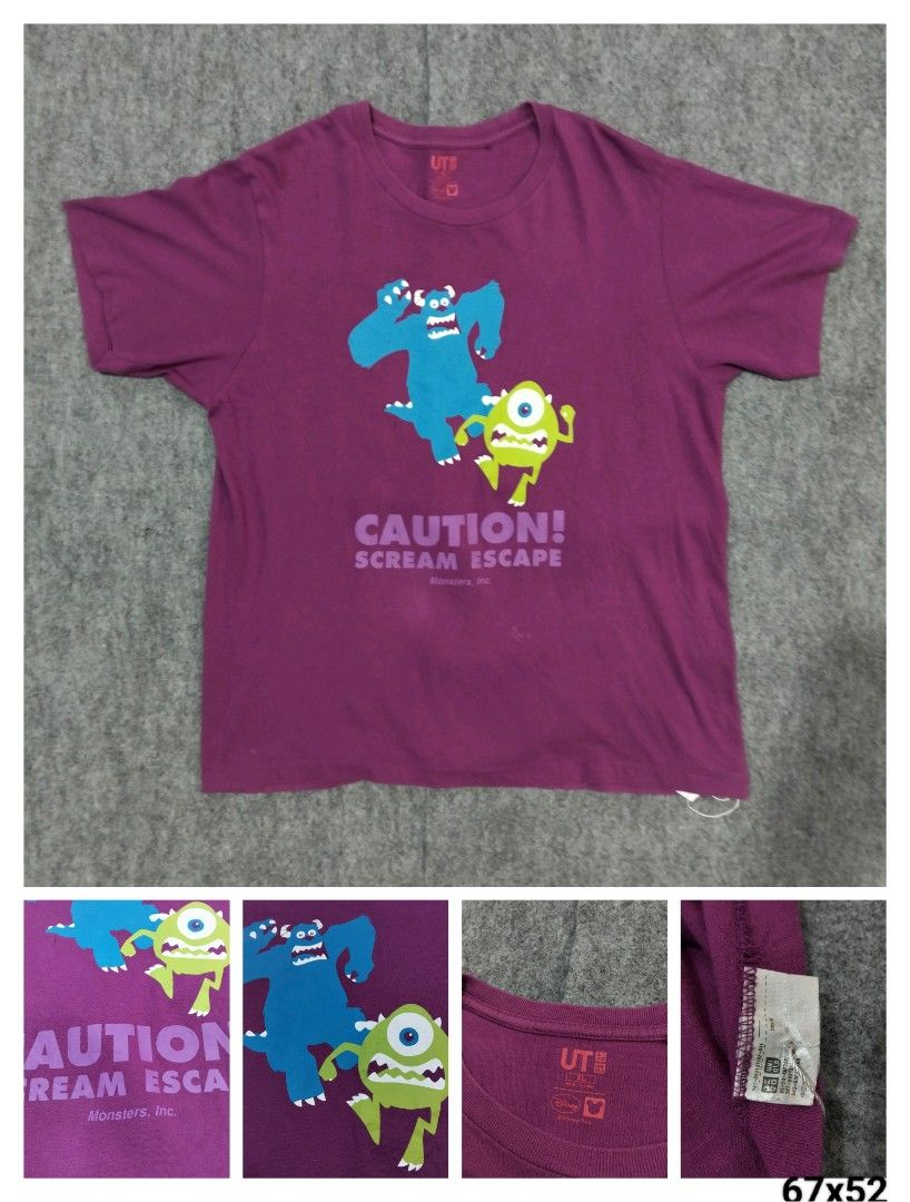 🔥 Kaos UNIQLO x DISNEY Monsters University 🔥 Kaos Film animasi Preloved ...