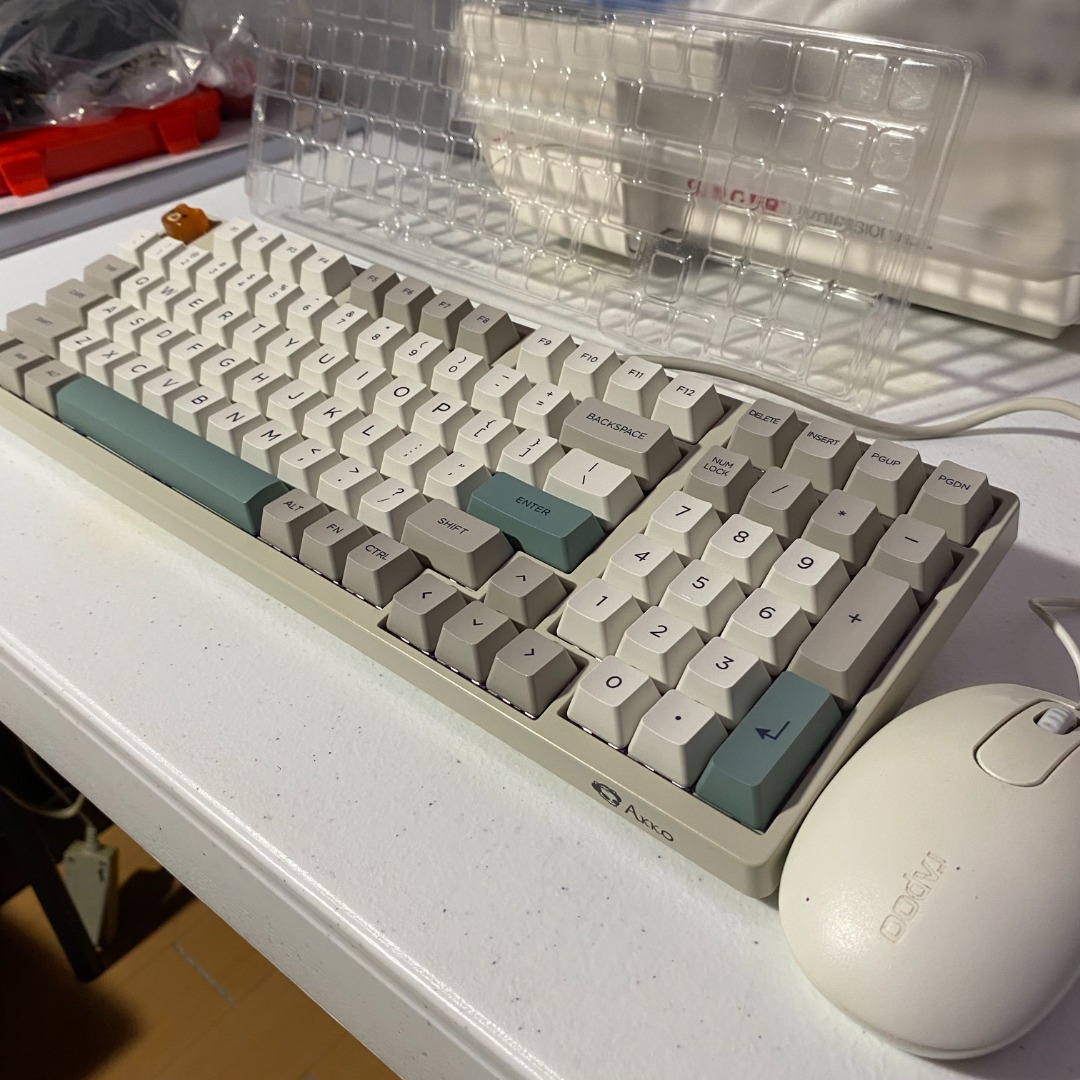 Akko 9009 Retro 3098B with CS Lavender Purple Switch, Computers & Tech ...