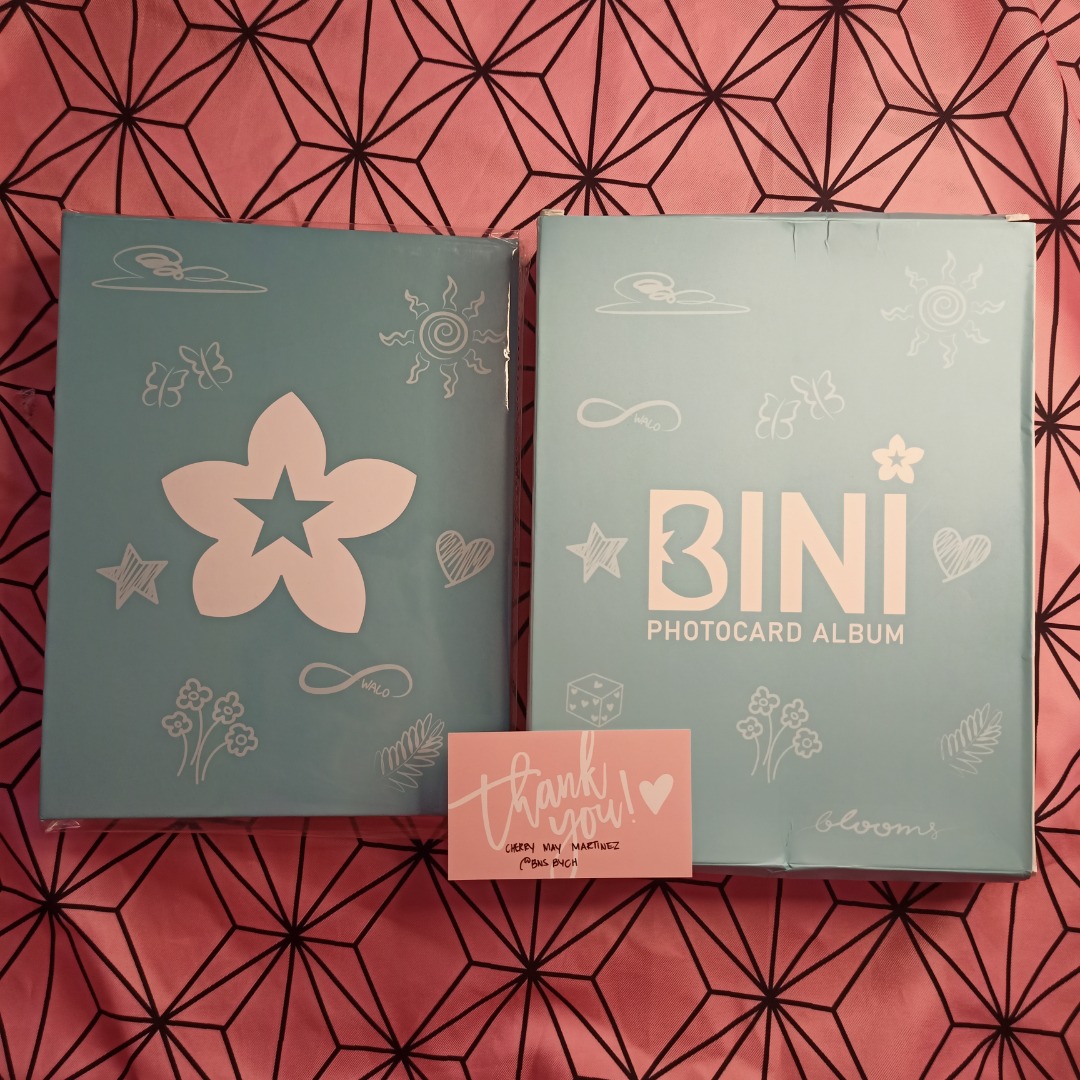 BINI OFFICIAL PHOTOCARD ALBUM, Hobbies & Toys, Memorabilia ...