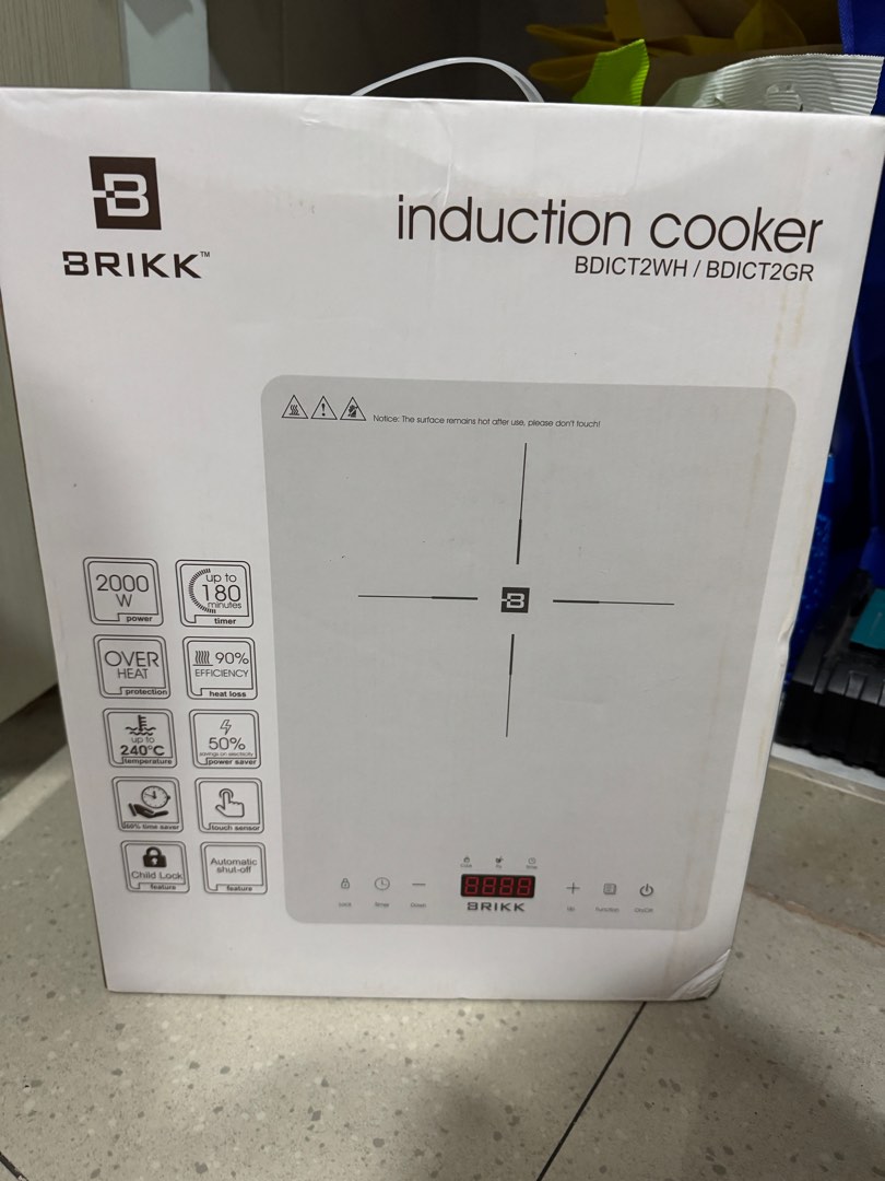 Brikk Induction Cooker, TV & Home Appliances, Kitchen Appliances ...