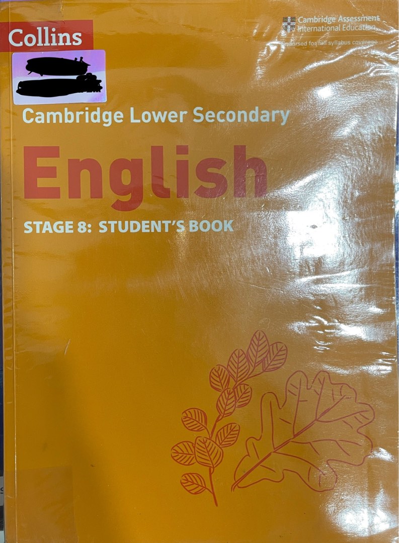 Cambridge Lower Secondary English STAGE 8 STUDENT'S BOOK, Hobbies & Toys, Books & Magazines ...