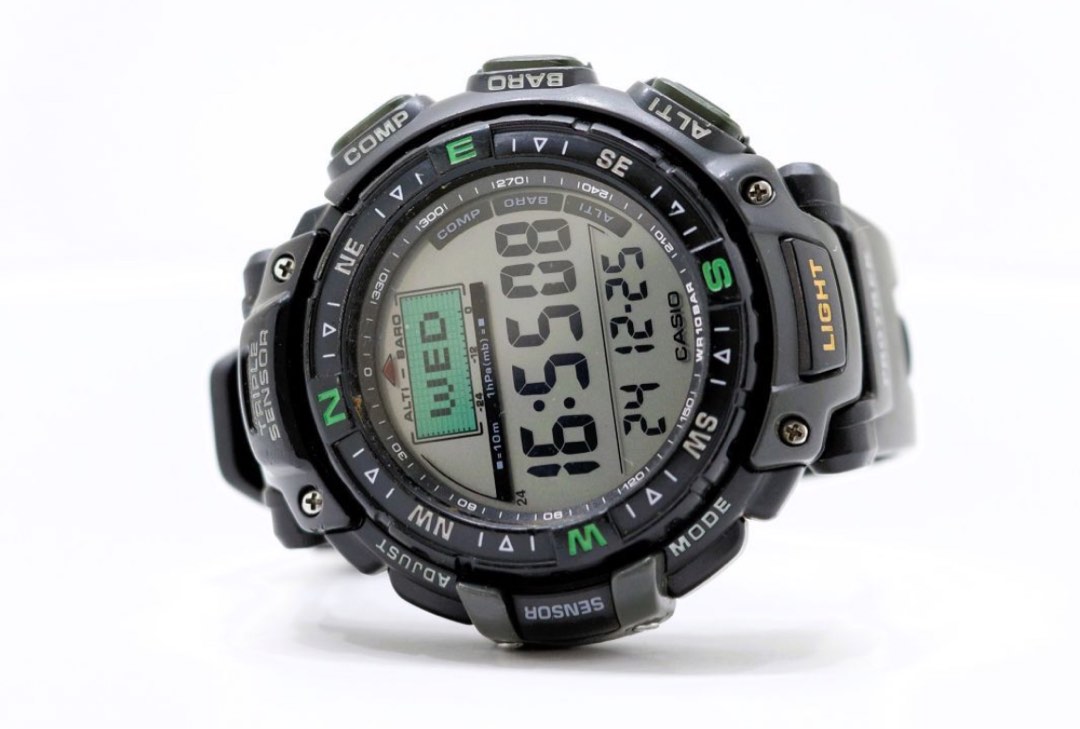 CASIO PROTREK TRIPLE SENSOR PRG-40SJ, Men's Fashion, Watches & Accessories, Watches on Carousell