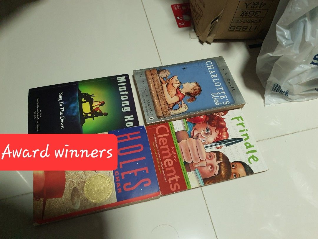 Rick riordan . Holes. Minfong ho. Lord of the Rings. Charles Dickens ...