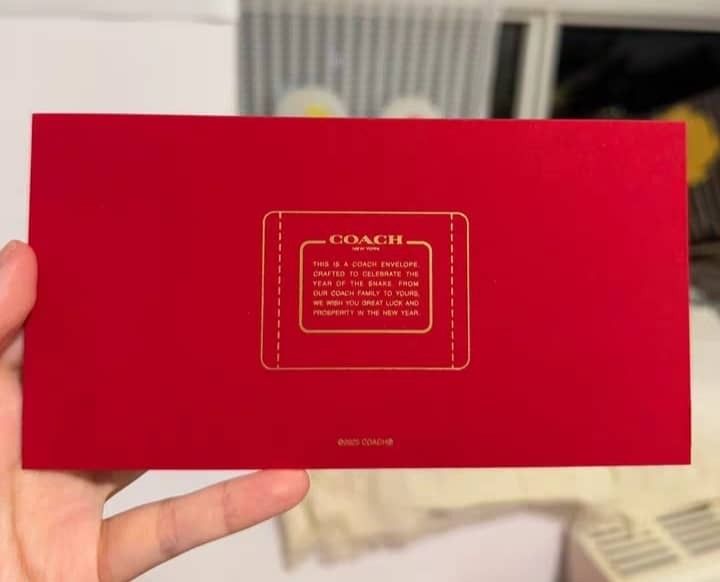 [Pre order]Coach 2025 red packet/angpow/ang pow/hong bao/sampul raya ...