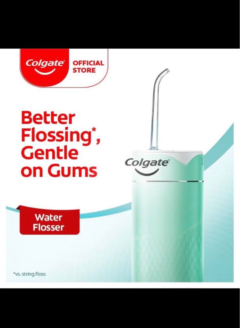 Colgate Water Flosser- Portable, Rechargeable, Water Resistant, Beauty ...